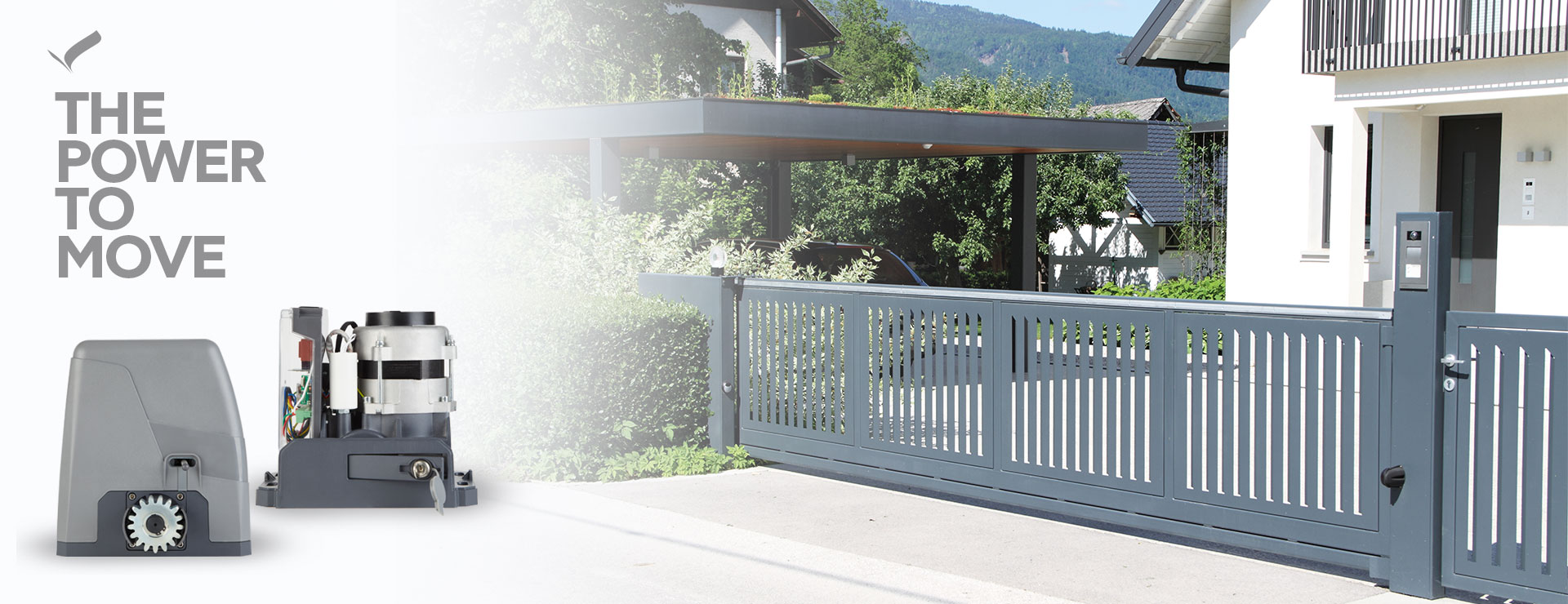 Welcome our new sliding gate series motors TRITON - Profelmnet